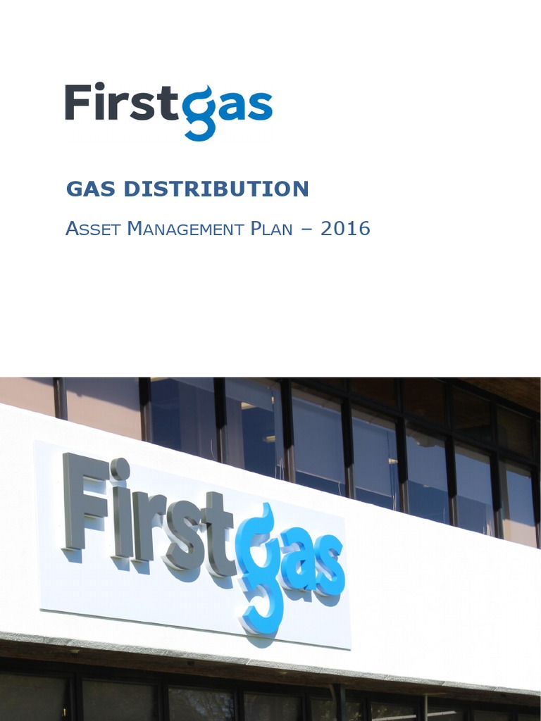 FGL Distribution 2016 Asset Management Plan | PDF | Natural Gas | Risk
