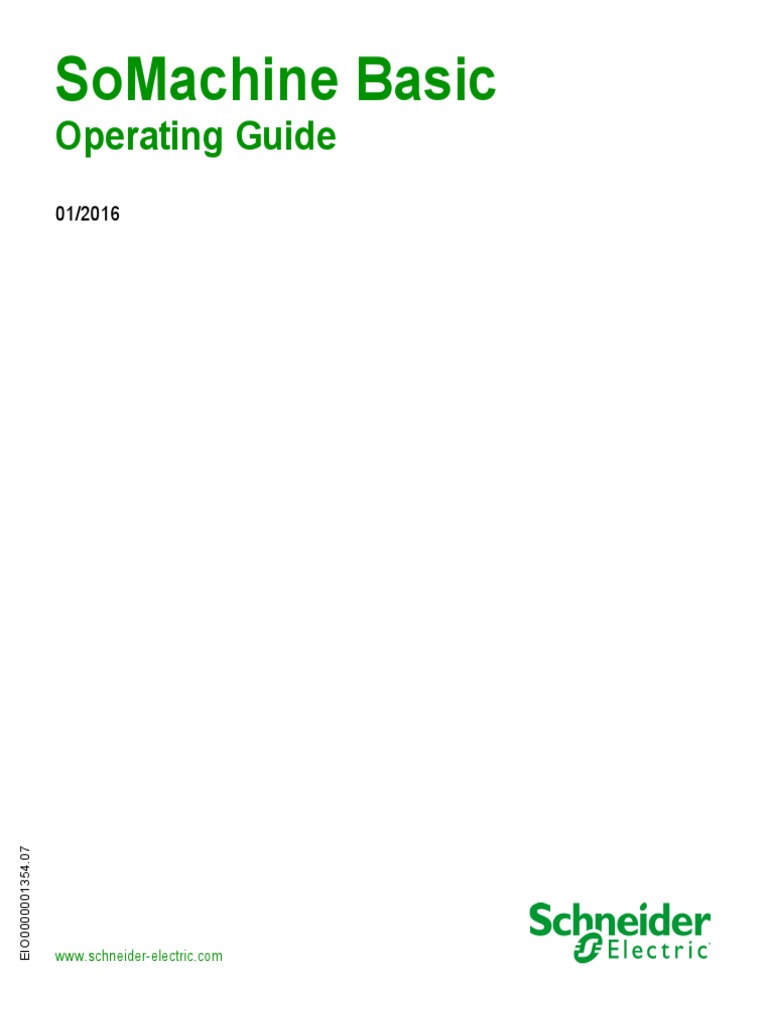 Somachine Basic: Operating Guide | PDF | Safety | International Electrotechnical Commission