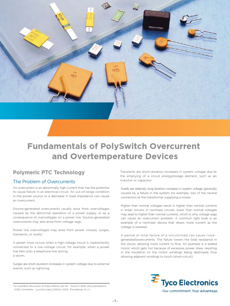 Circuit-Protection-Con Polyswitch-Fundamentals PDF | PDF | Electrical Resistance And Conductance ...
