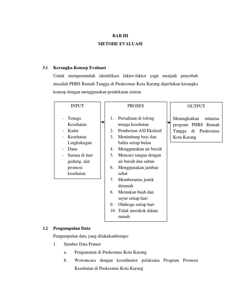 BAB 3 Evapro - Promkes ASI Eks | PDF | Karier & Perkembangan | Pengembangan Diri