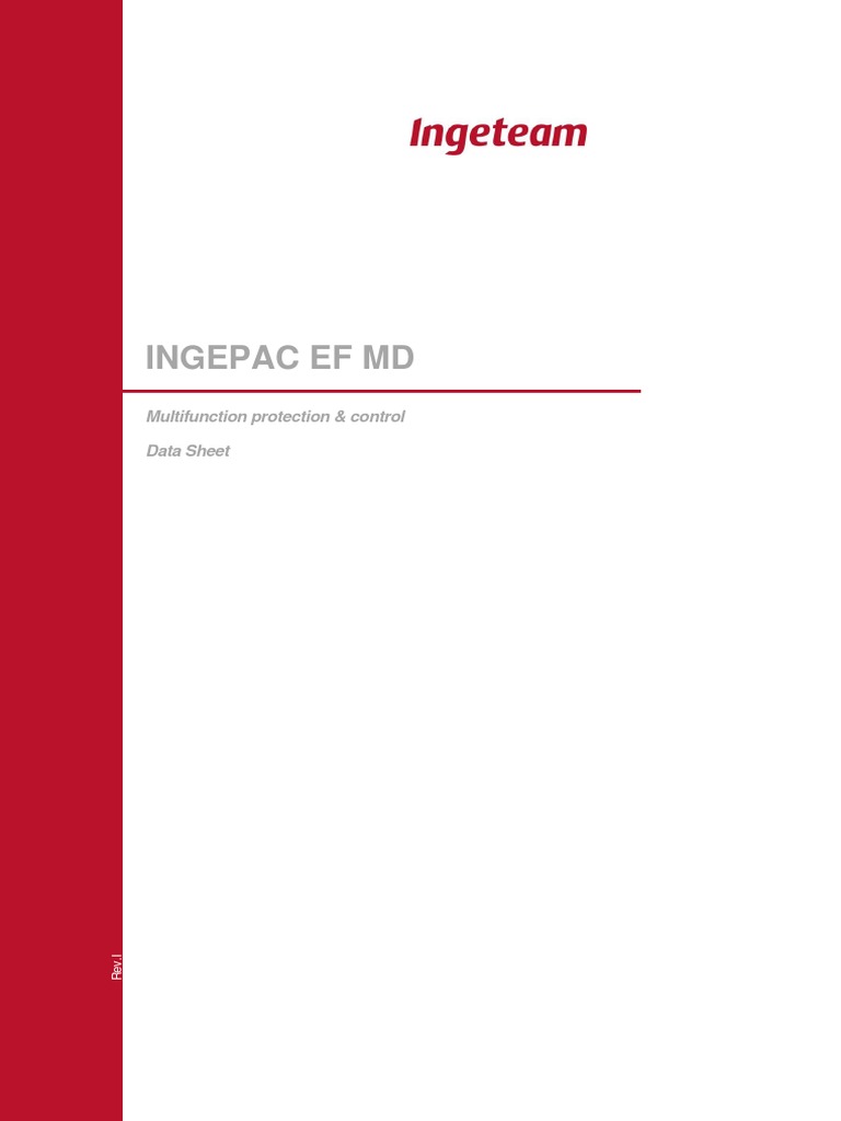 Datasheet Ingepac Ef MD | PDF | Electrical Engineering | Electricity
