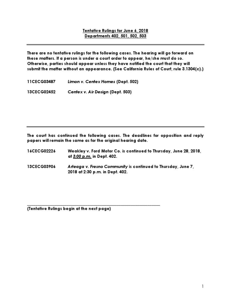 California Superior Court Tentative Ruling On Chuck C. Johnson V ...