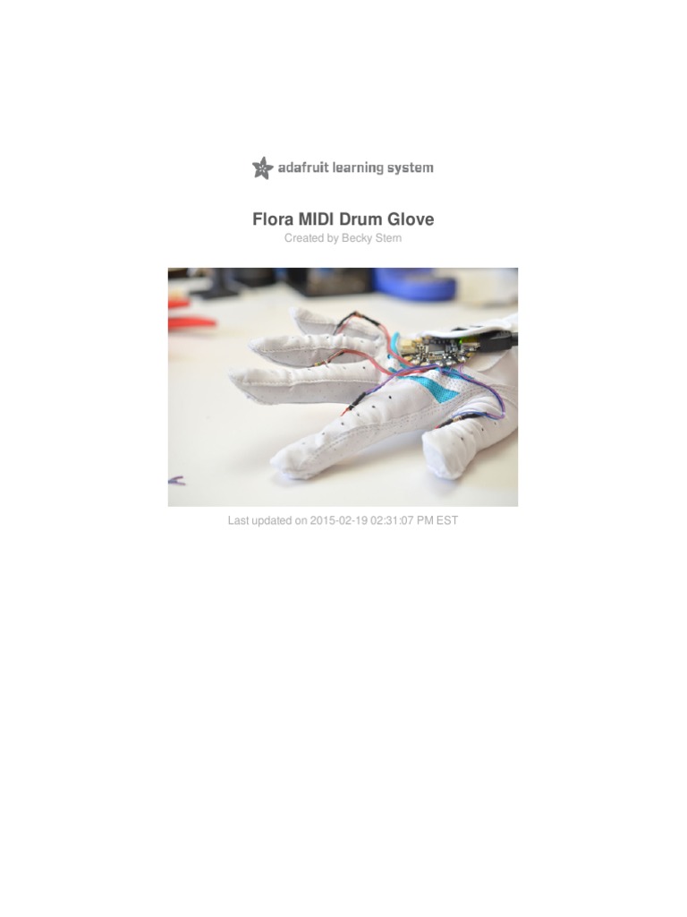 Midi Drum Glove | PDF | Arduino | Resistor