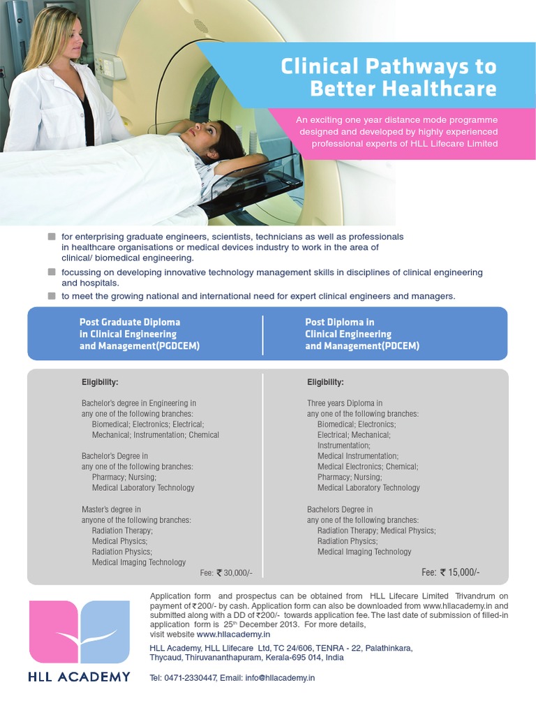 Brochure PDF | PDF | Biomedical Engineering | Diploma