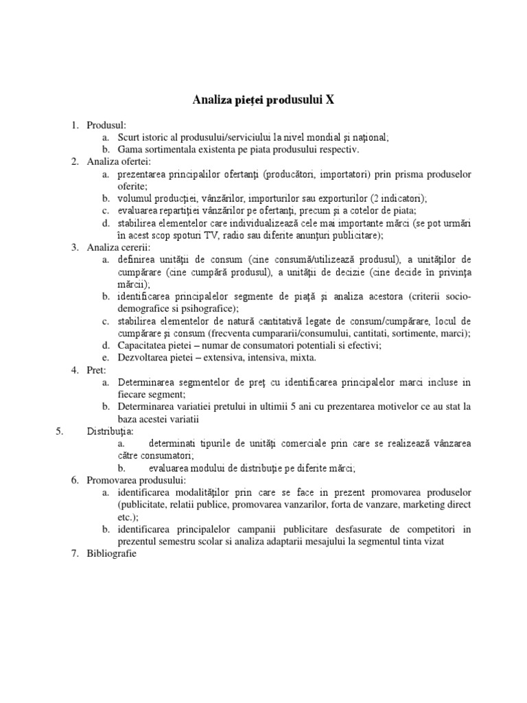 Structura Proiect PDF | PDF