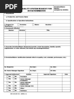 Deviation Form Template | PDF