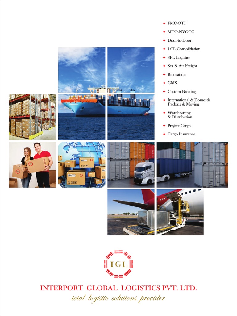 Logistics Company Brochure | PDF | Cargo | Logistics