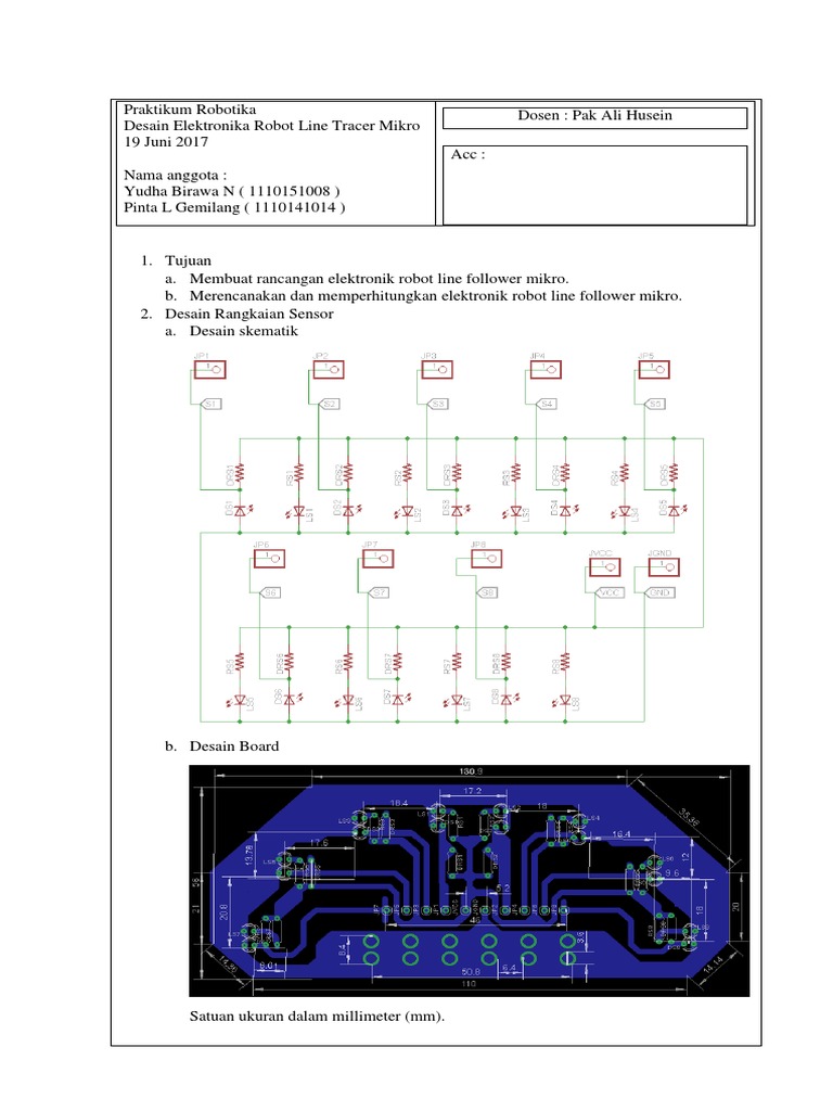 Desain Elektronik Robot Line Follower Mikro Pdf