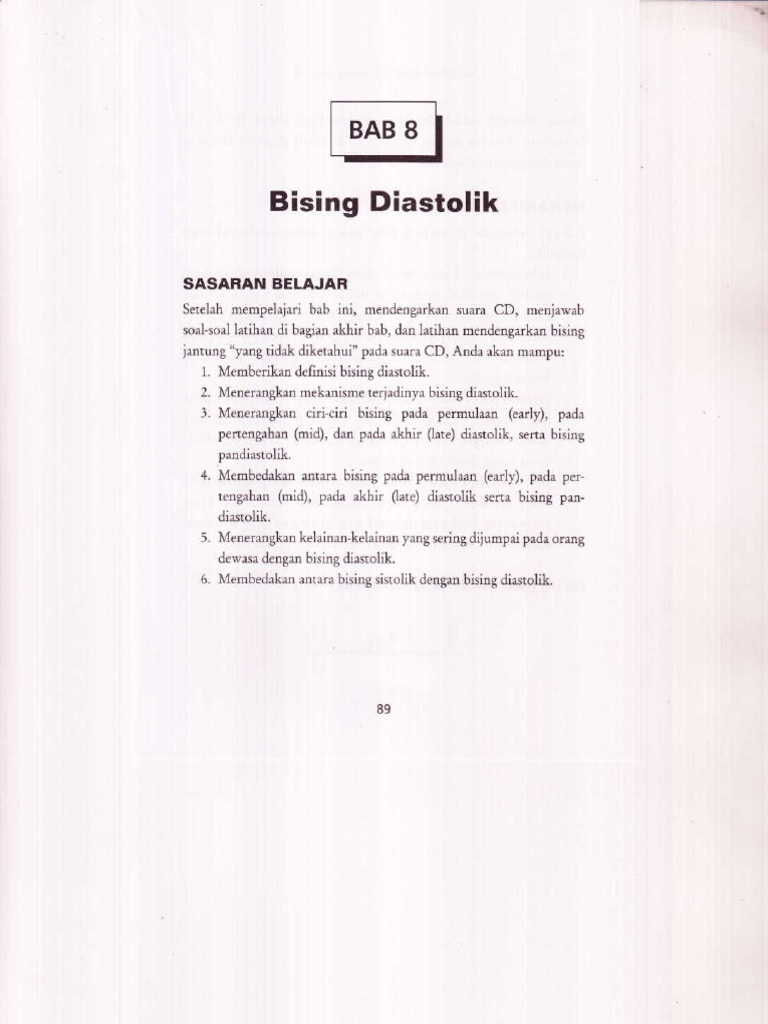 Bab 8.bising Diastolik | PDF