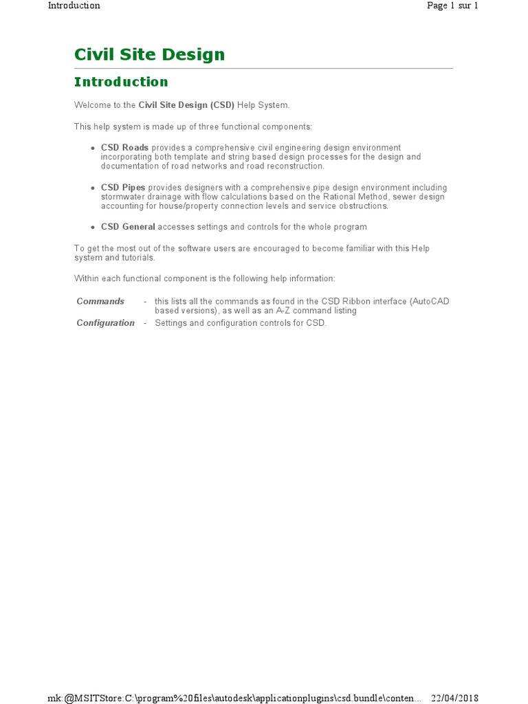 Civil Site Design: CSD Roads Provides A Comprehensive Civil Engineering ...