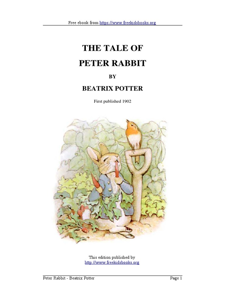 Peter Rabbit FKB Kids Stories PDF | PDF | Young Adult