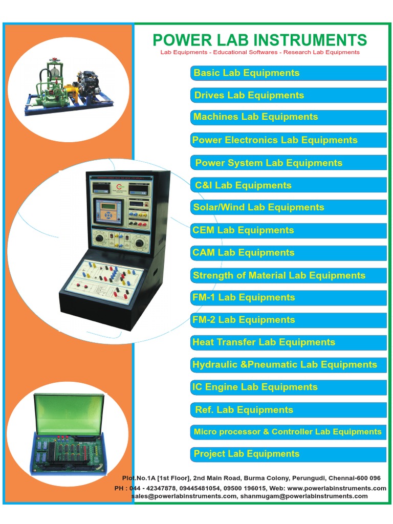 Power Lab Catalouge Chennai | PDF | Power Inverter | Printed Circuit Board