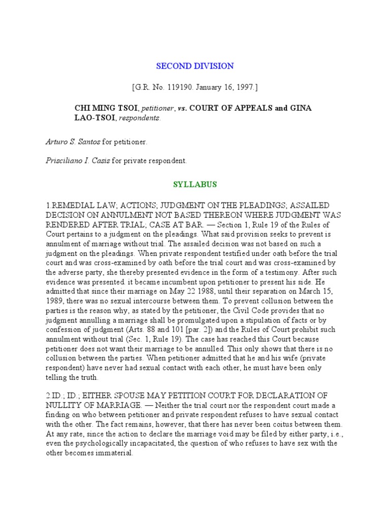 Chi Ming Tsoi Vs CA | PDF