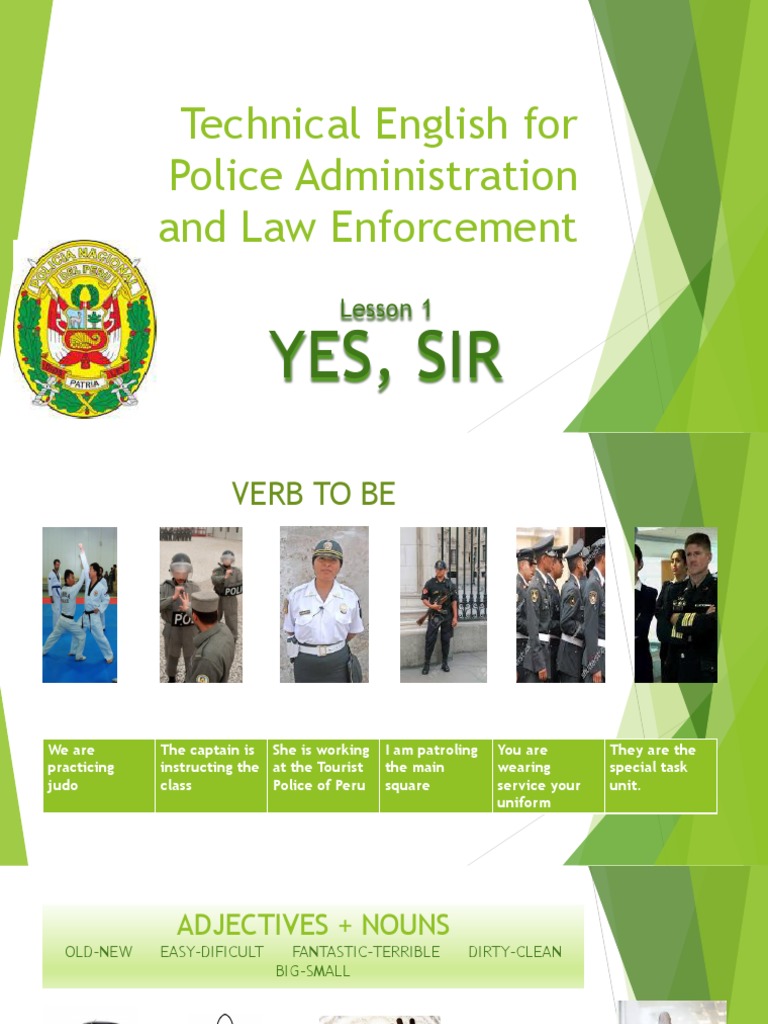 Technical English For Police Administration and Law Enforcement | PDF
