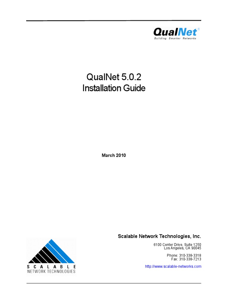 QualNet 5.0.2 InstallationGuide | PDF | Installation (Computer Programs) | Command Line Interface