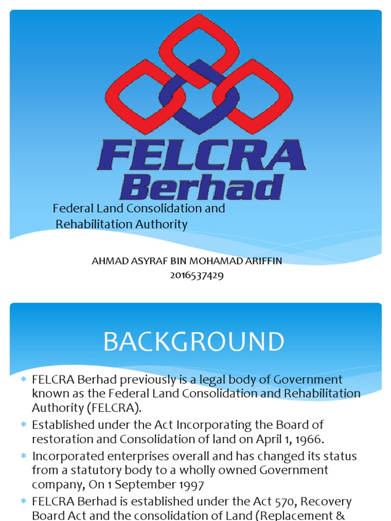 FELCRA BERHAD | Corporate Social Responsibility | Economies