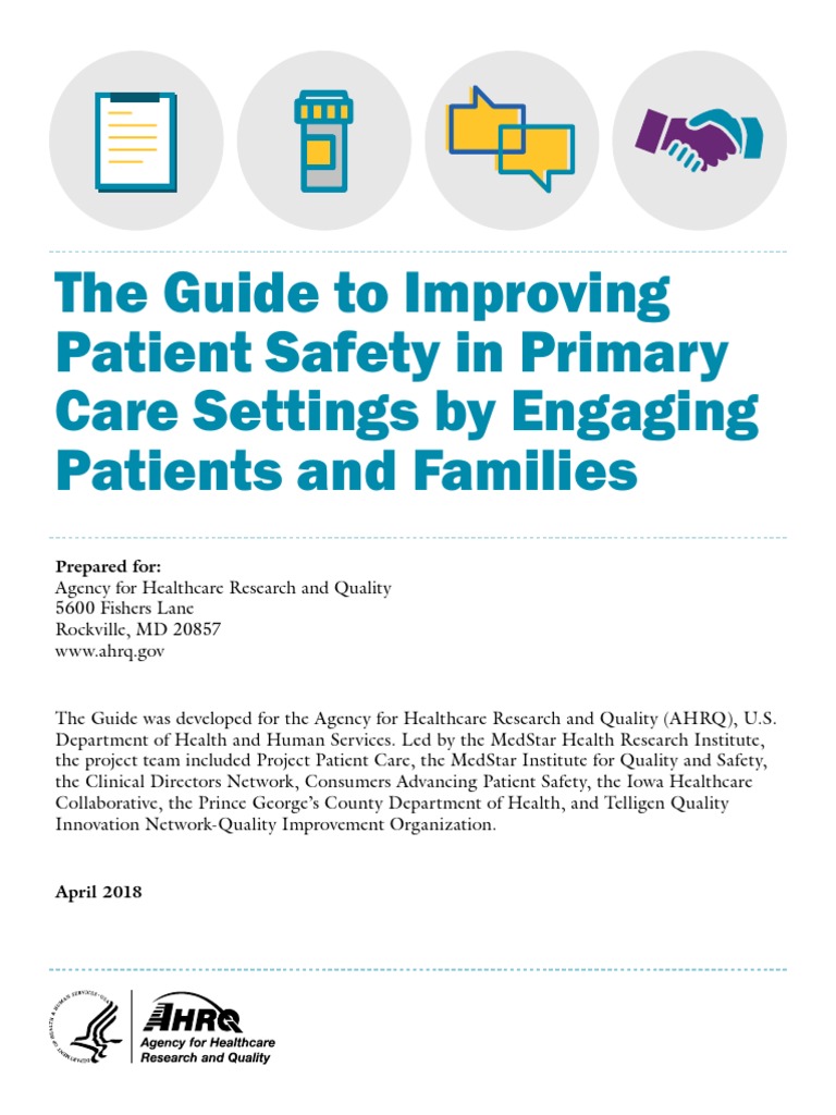 The Guide To Improving Patient Safety in Primary Care Settings by ...