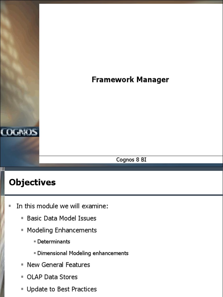 Framework Manager-0124 IBM Cognos | PDF | Databases | Relational Database