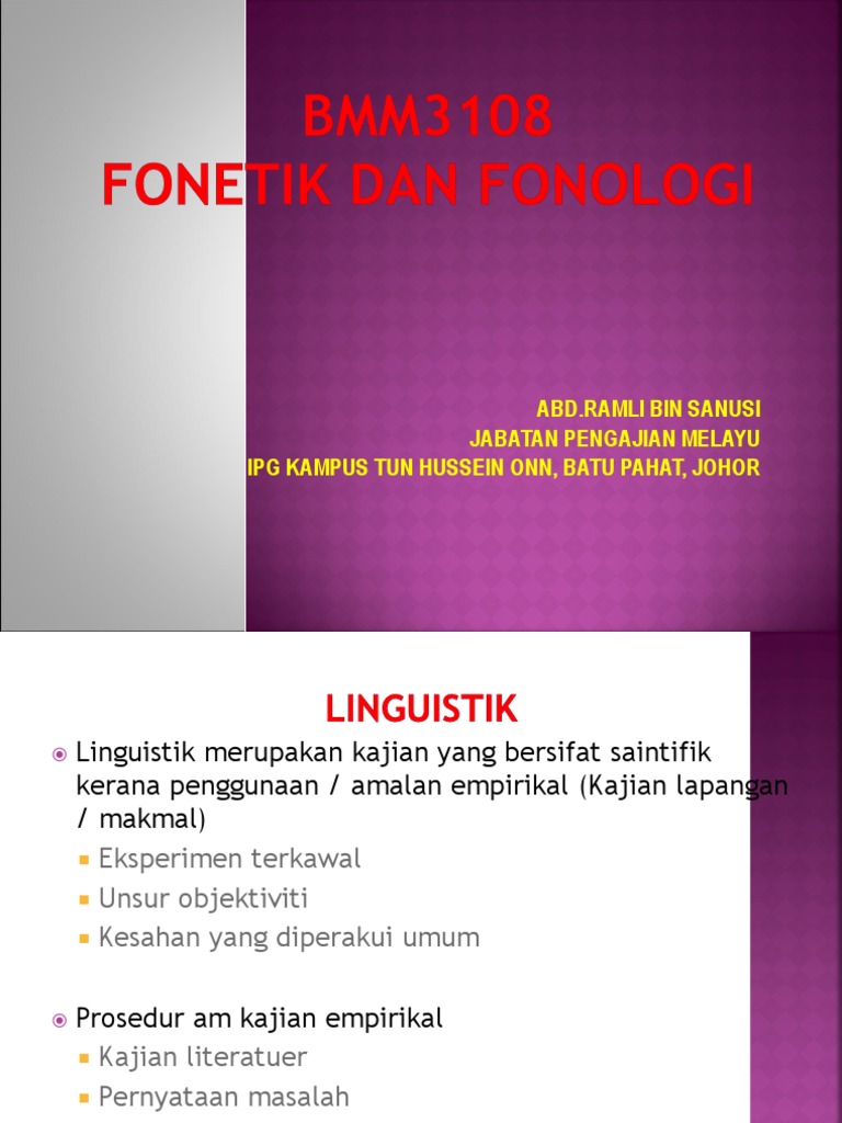 Fonetik | PDF