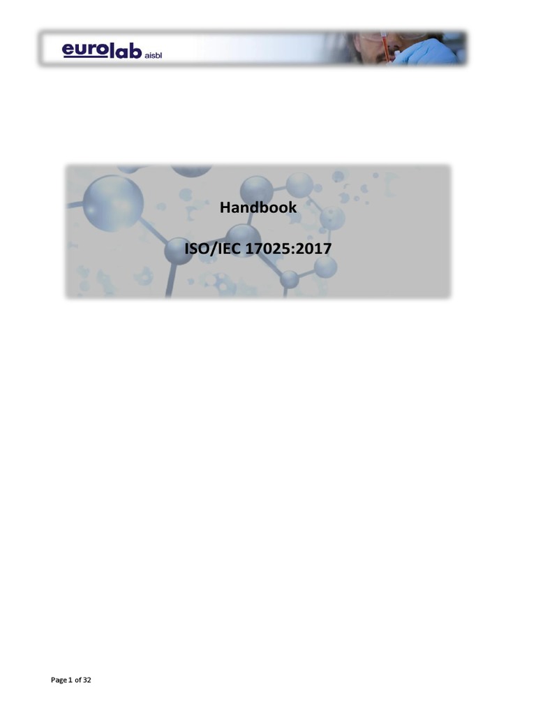 ISO/IEC 17025:2017 Handbook Overview | PDF | Calibration | Verification ...