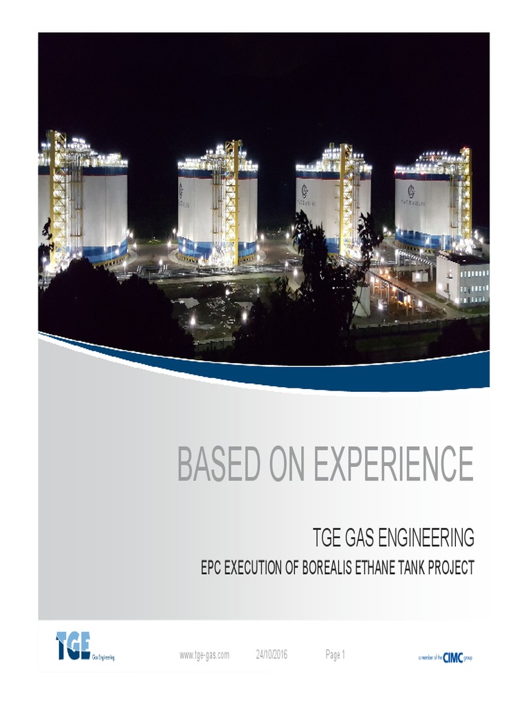 EPC Execution of Borealis Ethane Tank Project TGE en | PDF | Liquefied ...