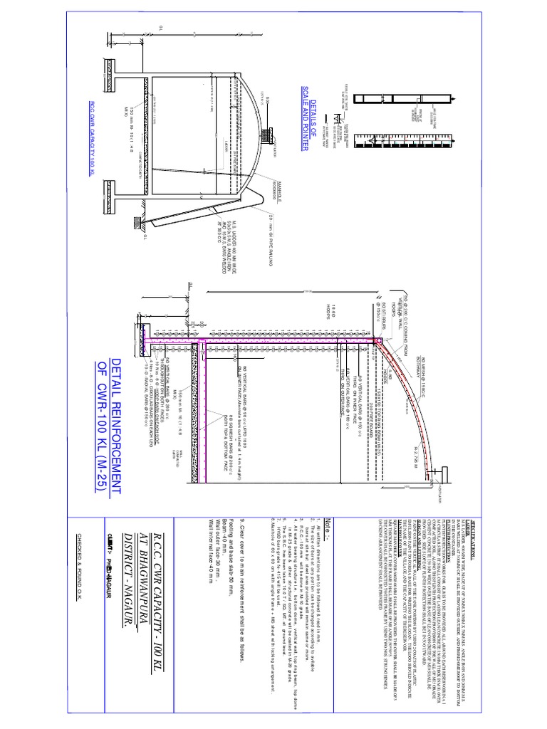 100 KL CWR GLR Model | PDF | Engineering | Civil Engineering