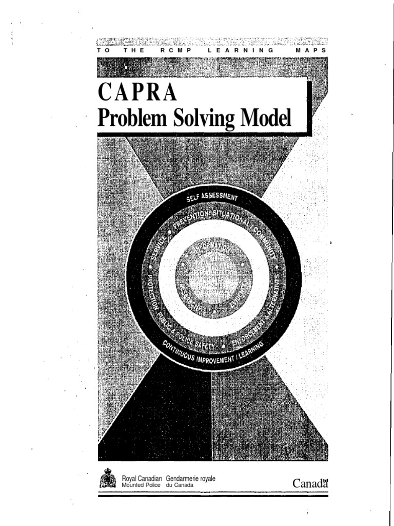 CAPRA Problem Solving Model Booklet - RCMP | PDF | Employment | Information