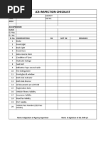 C03.Safety Inspection Checklist For Backhoe Loader (JCB) | PDF | Technology & Engineering