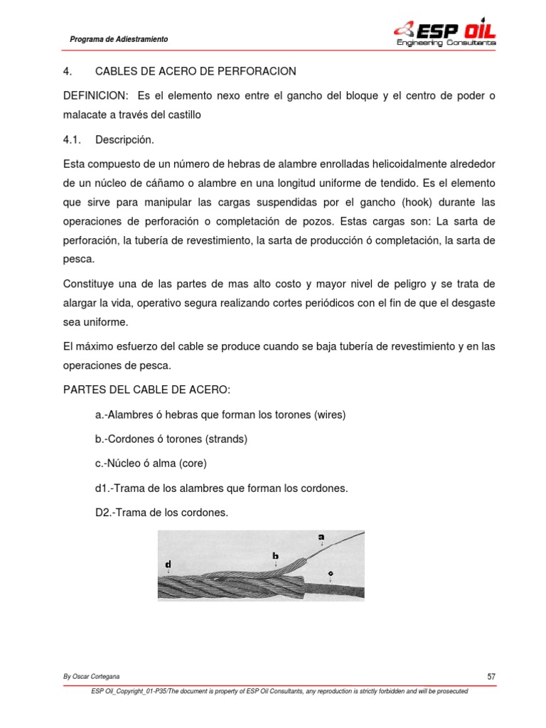 Cables de Perforacion 1 | PDF