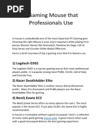 Mousepad Speed Comparison Chart | PDF | Classical Mechanics | Force