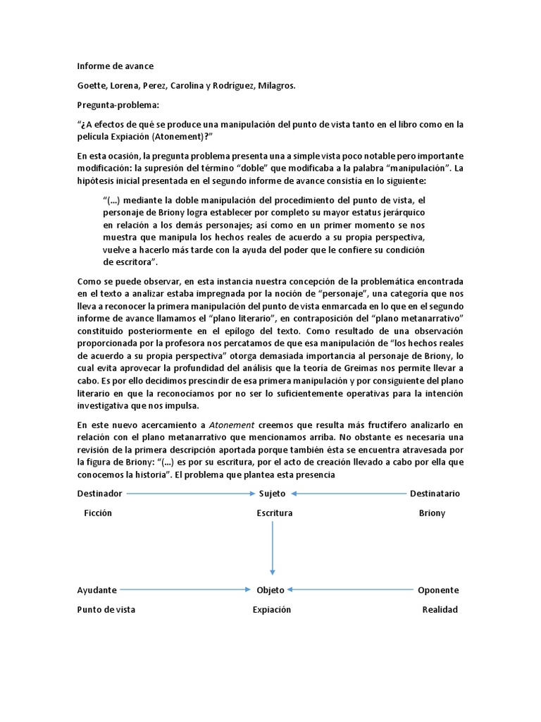 Esquema Actancial | PDF | Perspectiva (Gráfica) | Epistemología