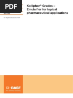 Kolliphor P 407 Geismar Technical Information | PDF | Viscosity ...