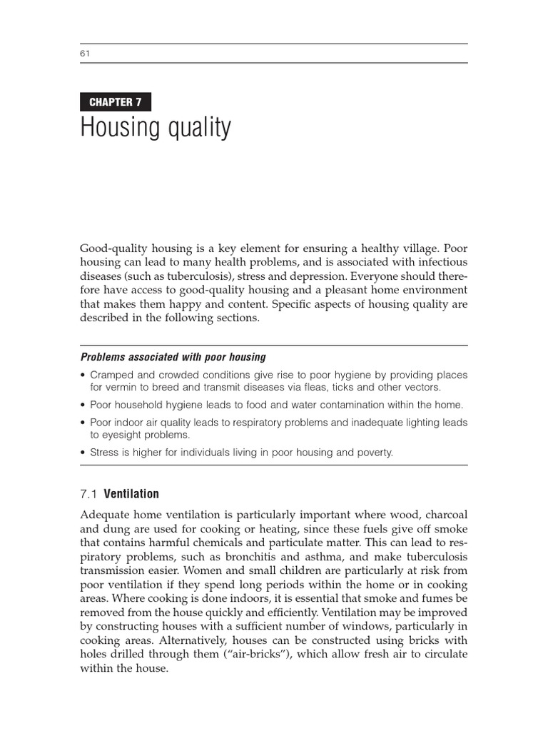 Housing Quality PDF | PDF