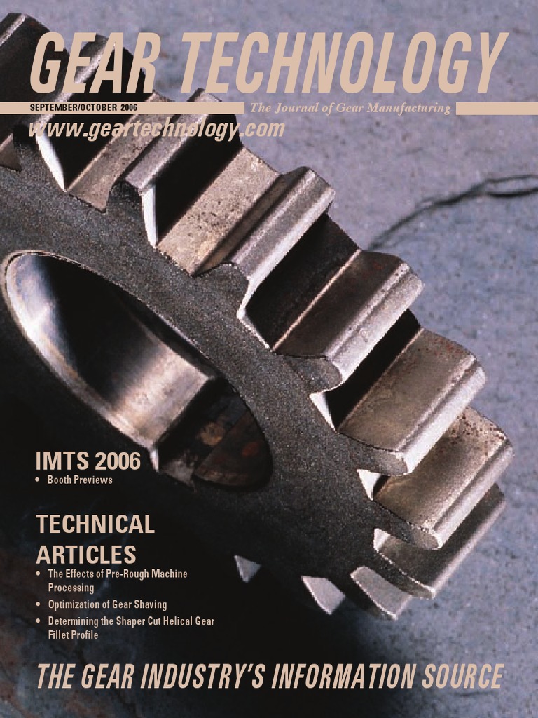 Gear Technology Sept 2016 | PDF | Gear | Numerical Control