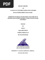 Bcom Final Year Project | PDF | Customer Satisfaction | Sampling ...