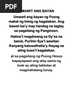 Ang Kaluluwa Koy Nauuhaw | PDF