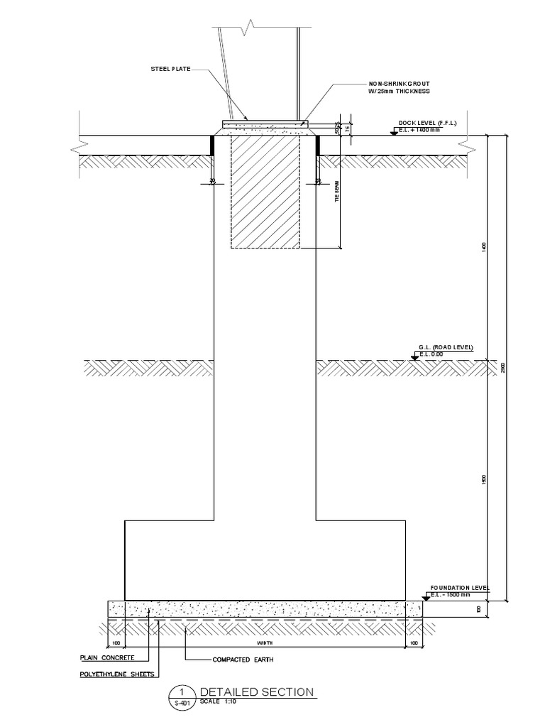 Pedestal Typical Detail | PDF