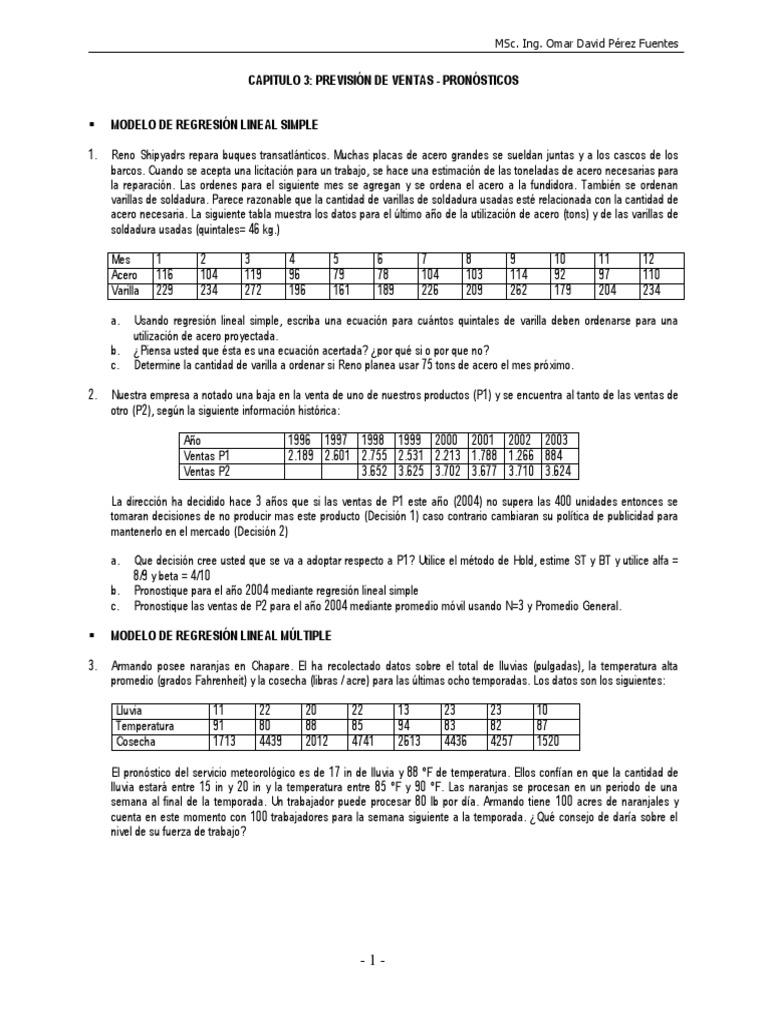 Cap 3 Ejercicios | PDF | Precios | Business