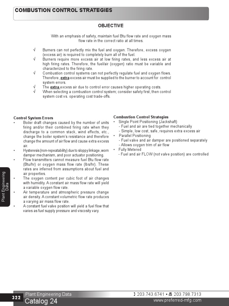 Combustion Control Strategies | PDF | Boiler | Combustion