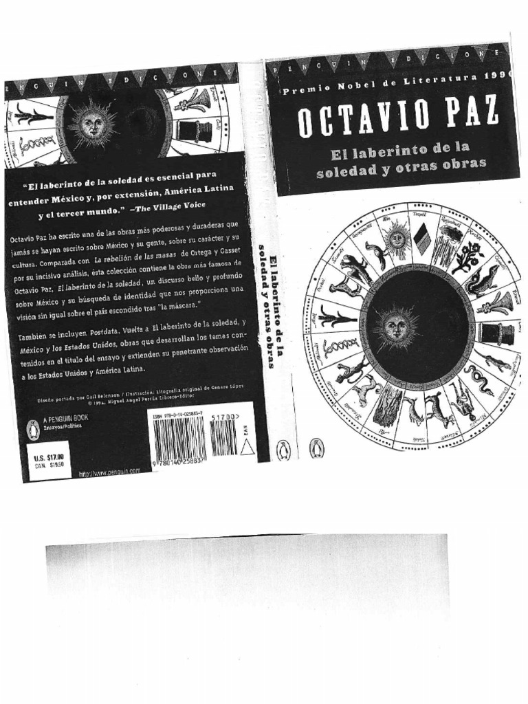 Octavio Paz - El Laberinto de La Soledad | PDF