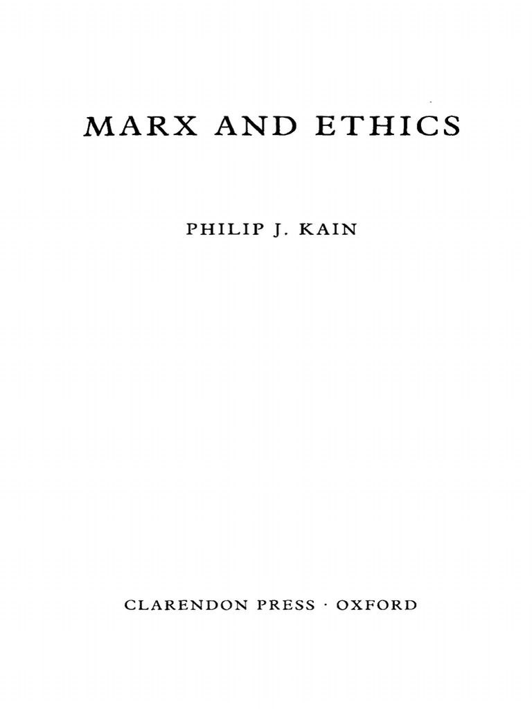Marx and Ethics | PDF | Louis Althusser | Immanuel Kant