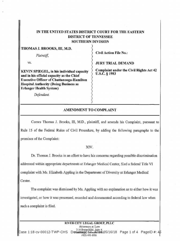Amended Complaint | PDF