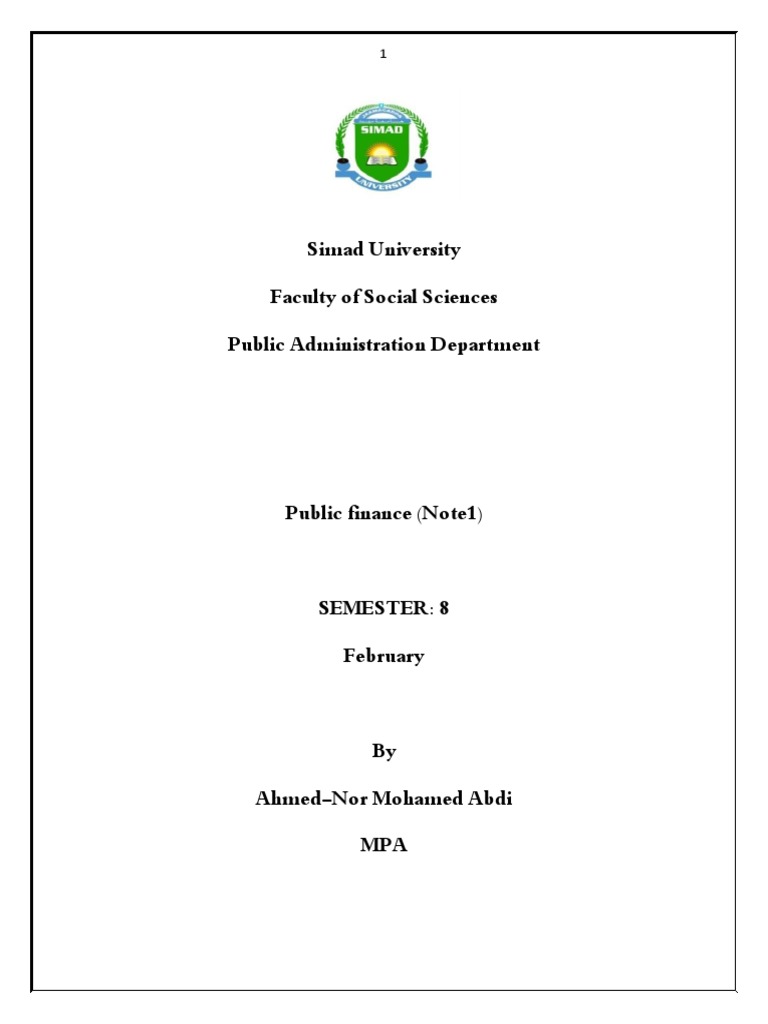 Public Finance | PDF | Public Finance | Public Good