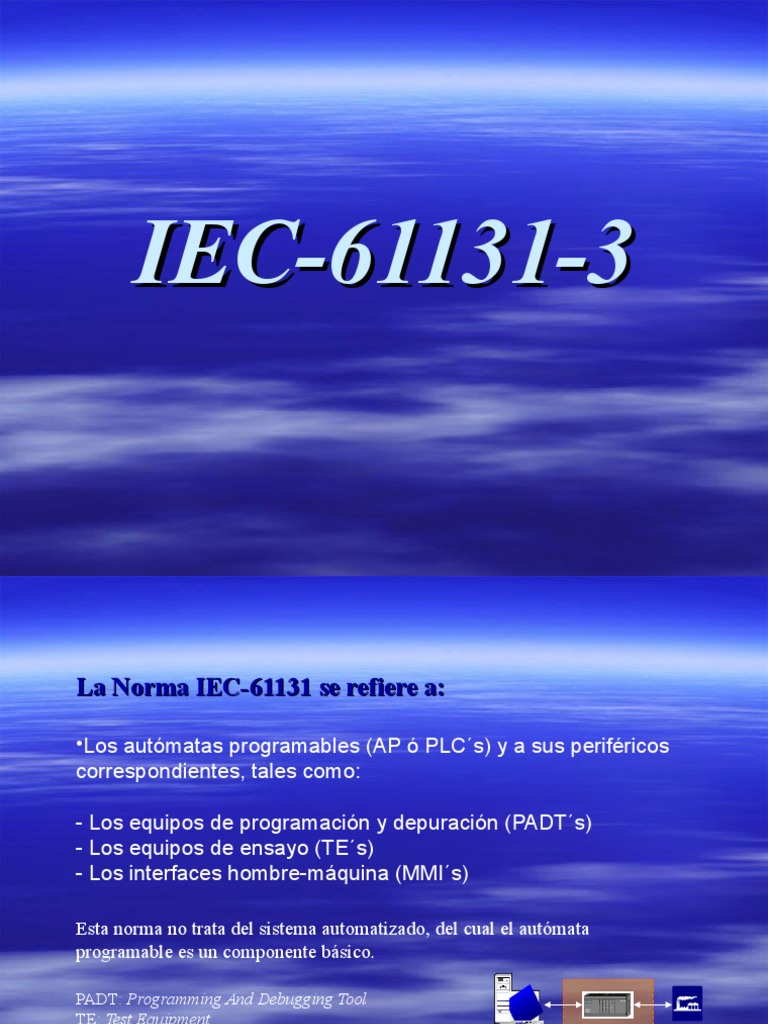 Unidad III - Estandar Iec 61131-3 | PDF | Programa de computadora | Programación