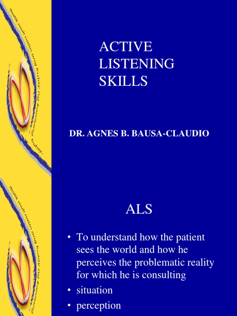 Mastering Active Listening Skills | PDF | Feeling | Goal Setting