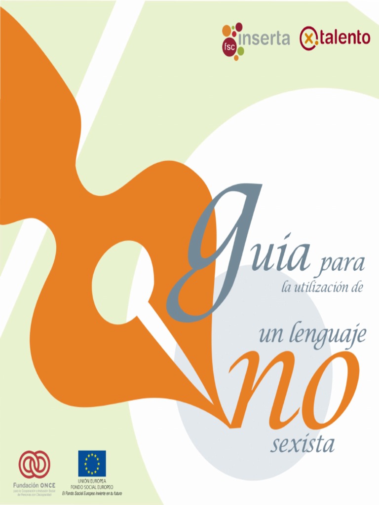Guia Lenguaje No Sexista 2 | PDF | Sexismo | Lingüística