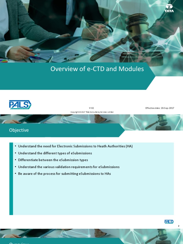 Overview of E-CTD and Modules - v02 | PDF | Food And Drug ...