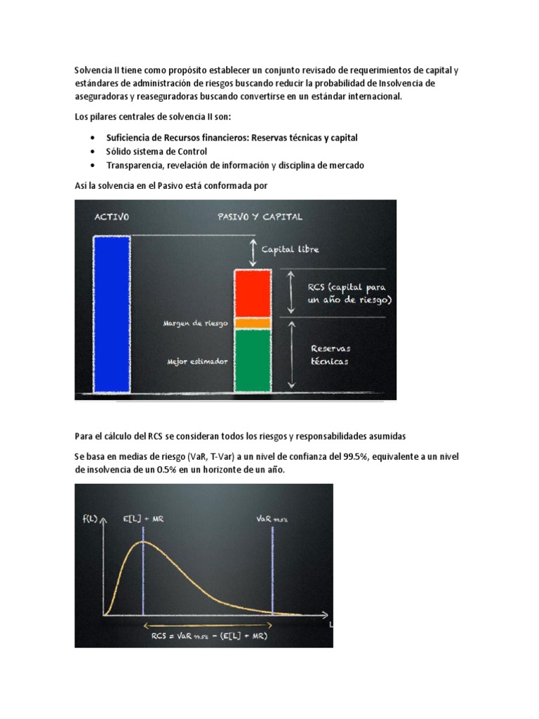 Requerimientos de Capital en Solvencia II | PDF | Valor en riesgo | Seguro