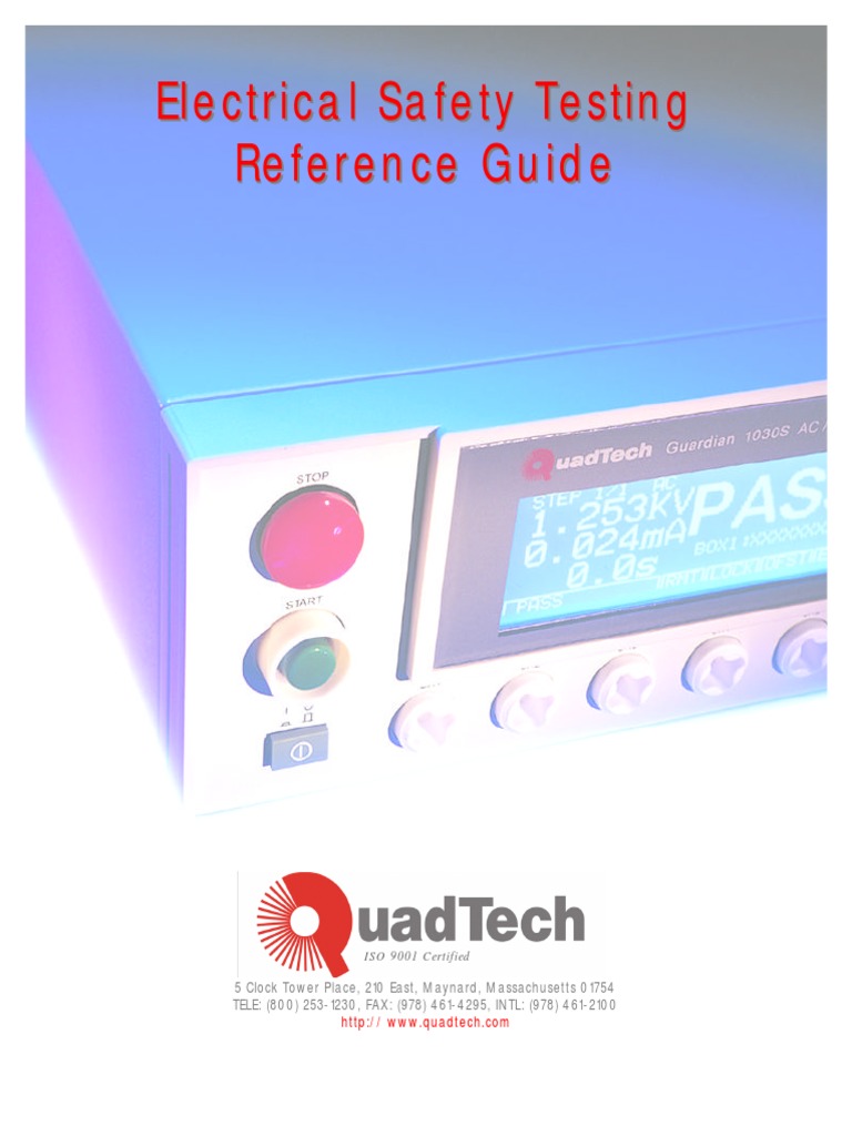 Electrical Safety Testing PDF | PDF