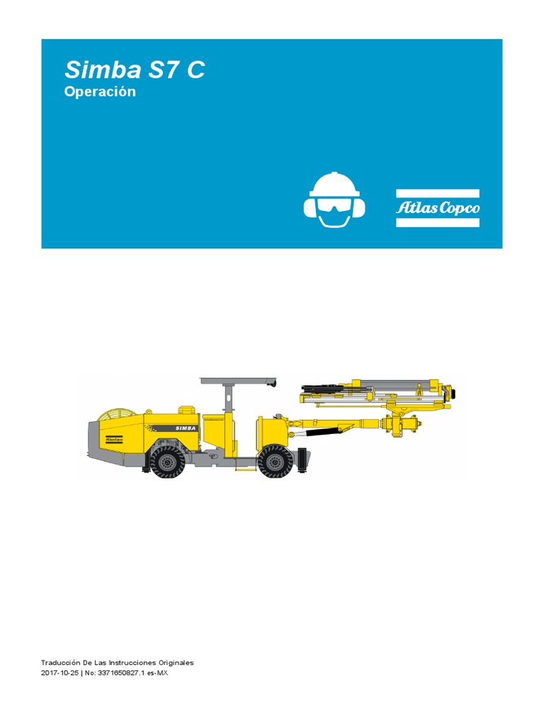 Manual de Operación Simba S7 C | PDF | Bienes manufacturados | Energía ...